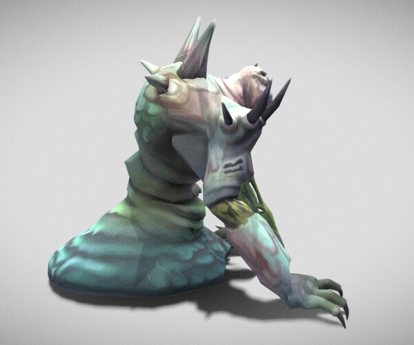 ArtStation - Dungeon Fantasy Monster - Zombie Slime | Game Assets