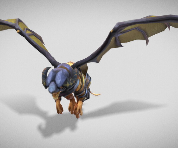 ArtStation - Dungeon Fantasy Monster - Mutant Dragon | Game Assets