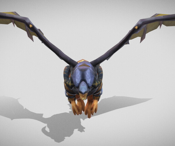 ArtStation - Dungeon Fantasy Monster - Mutant Dragon | Game Assets