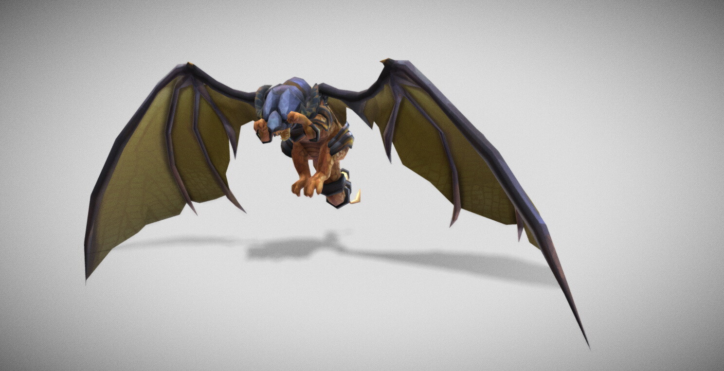 ArtStation - Dungeon Fantasy Monster - Mutant Dragon | Game Assets