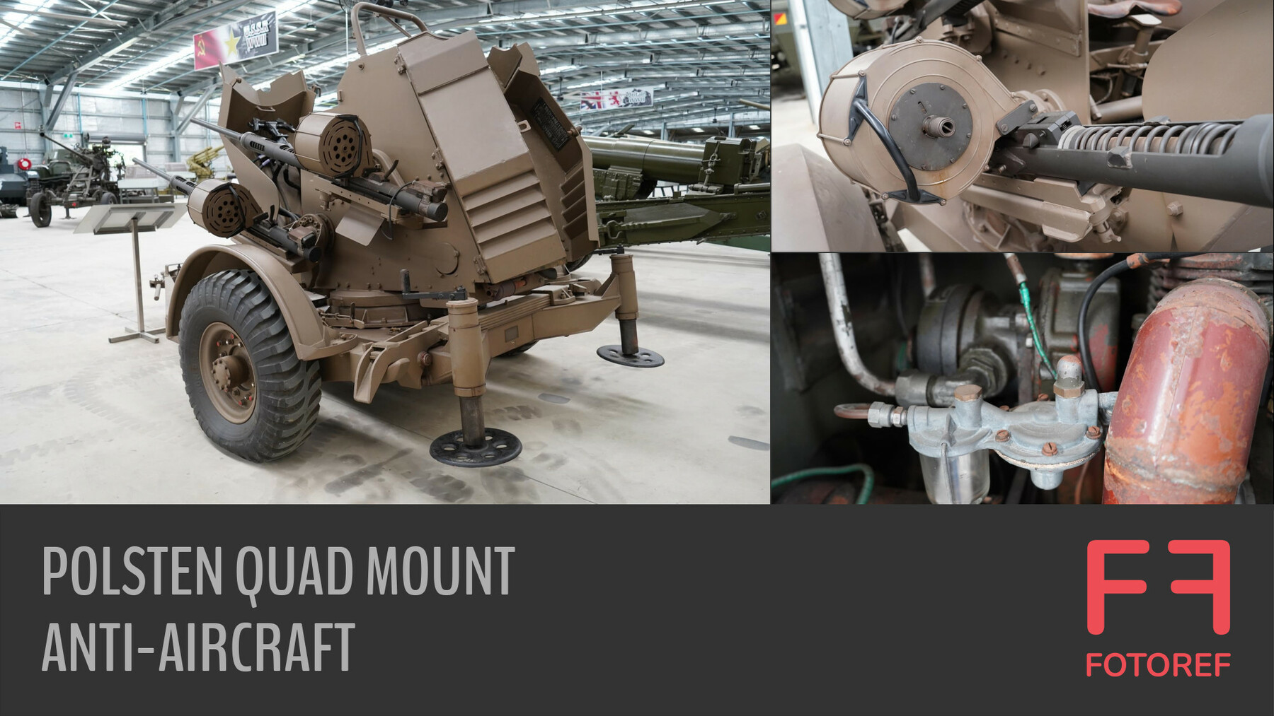 ArtStation - 95 photos of Polsten Quad Mount Anti-Aircraft | Resources