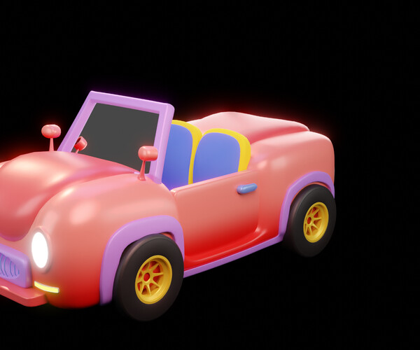 ArtStation - Cartoon Car | Game Assets