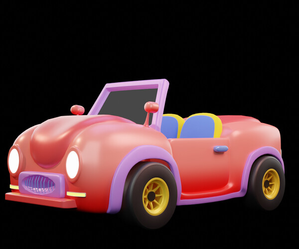 ArtStation - Cartoon Car | Game Assets