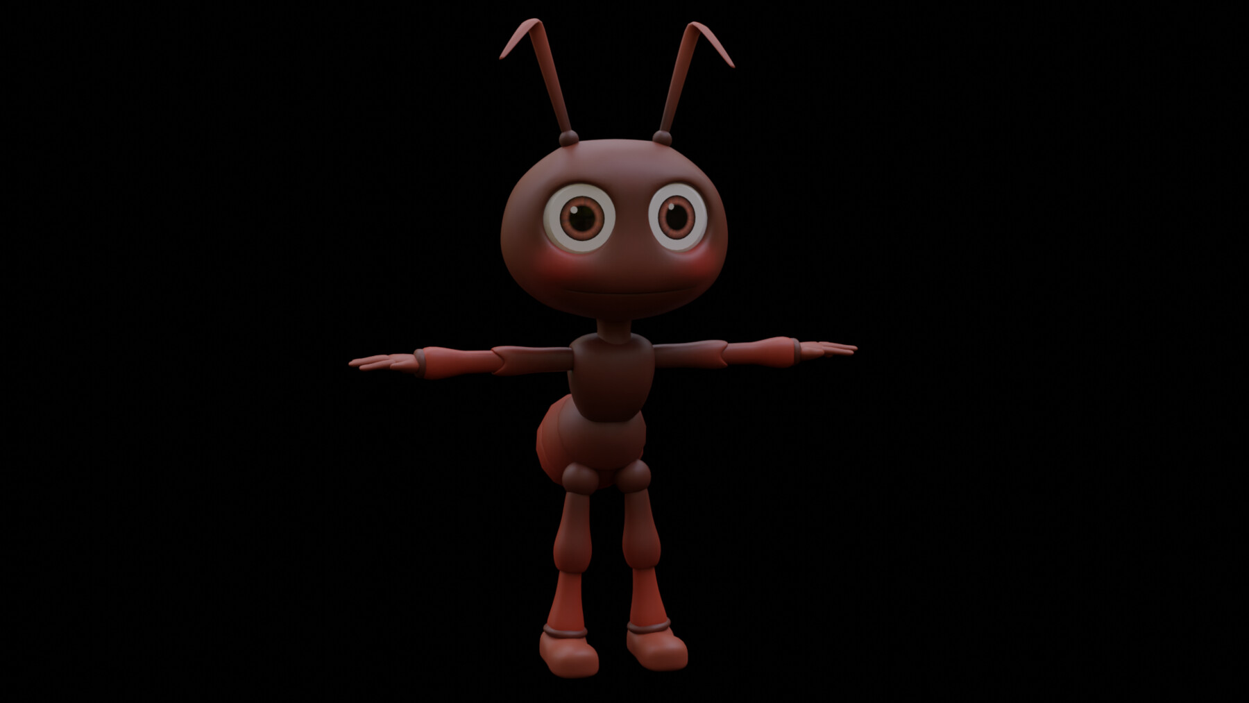 ArtStation - Cartoon Ant fully Rigged | Game Assets