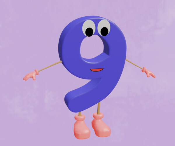 ArtStation - Rigged Numbers | Resources