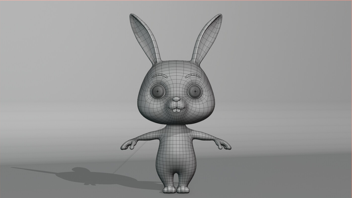 ArtStation - Cartoon Rabbit - READY TO RIG | Resources