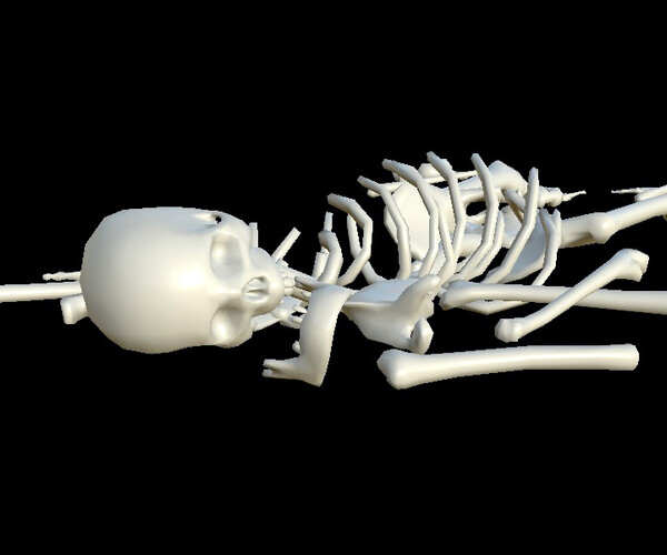 ArtStation - Dead Skeleton | Game Assets