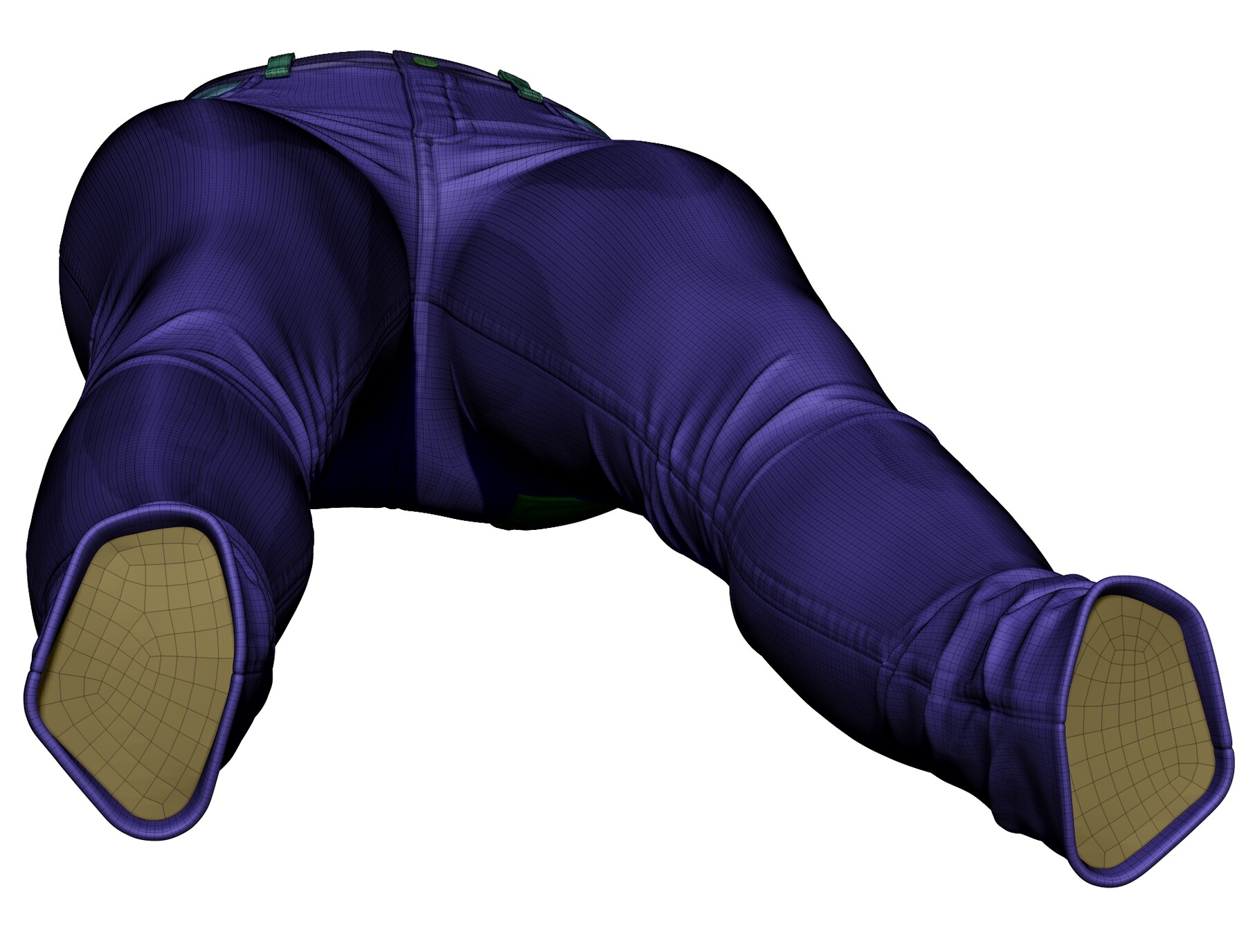 ArtStation - Female Jeans Pants High Poly 3d model (ZTL/OBJ) | Resources