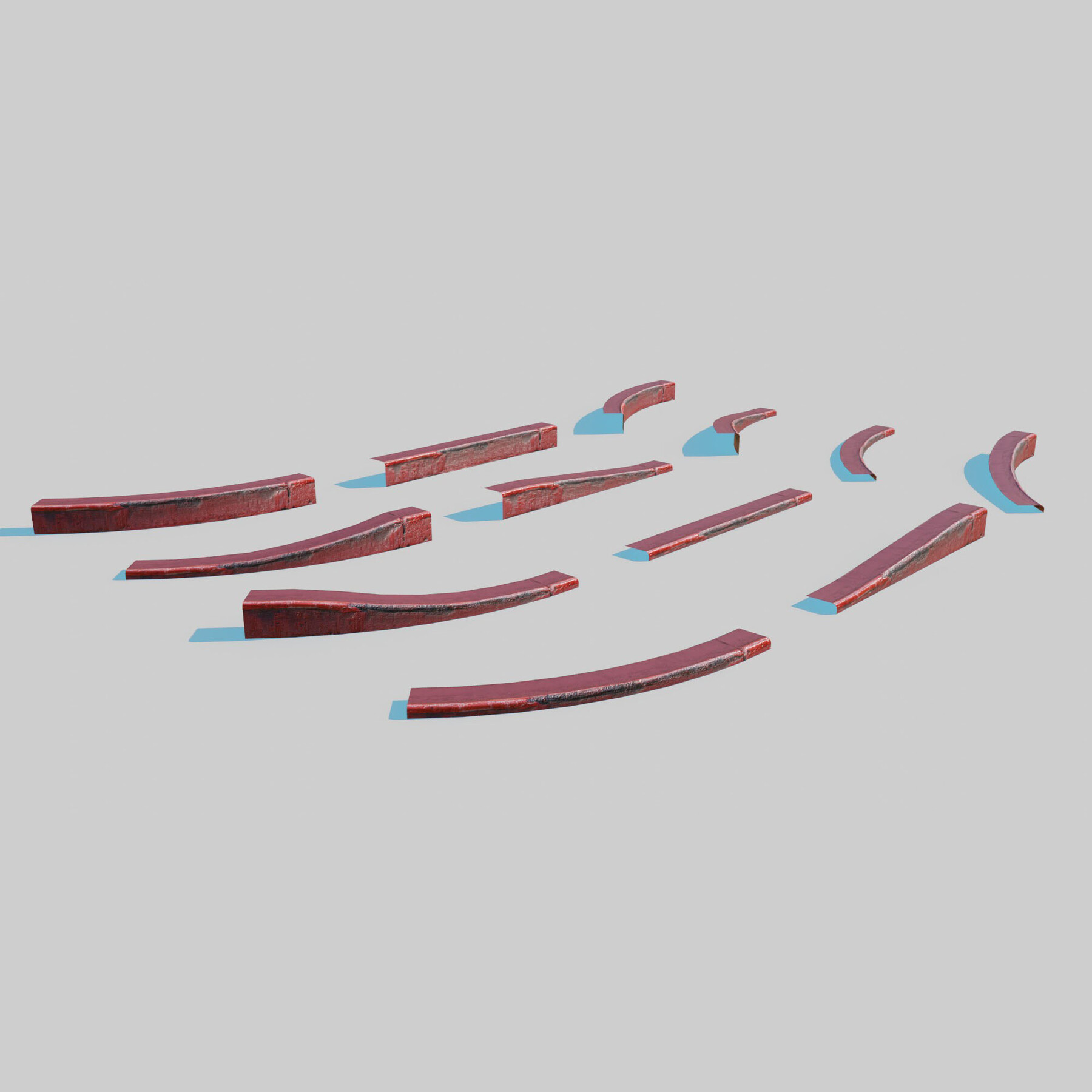 ArtStation - Red Curb Pack | Resources