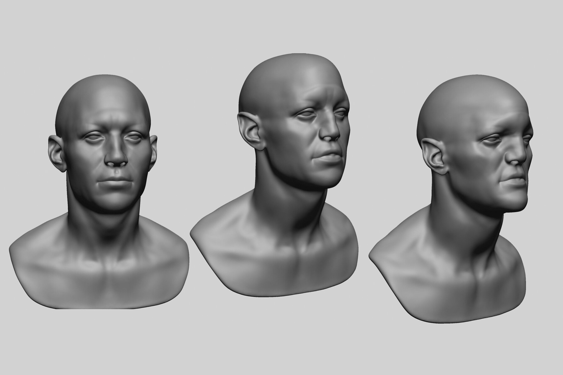 Artstation Speed Sculpt Male Head Resources