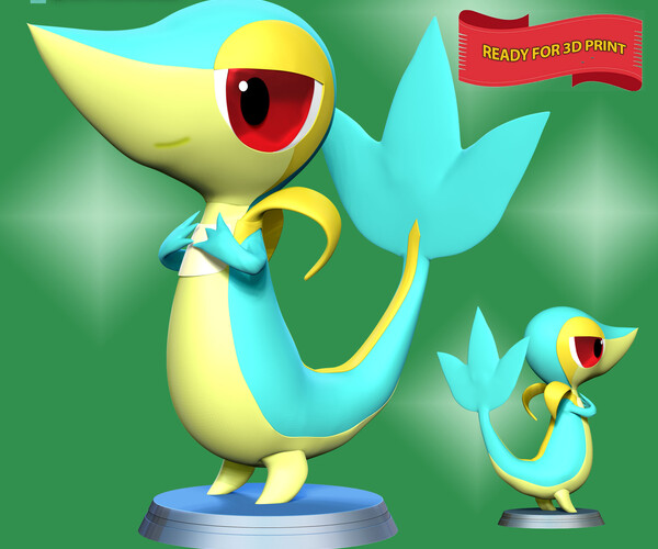 ArtStation - Snivy - Pokemon Go | Resources