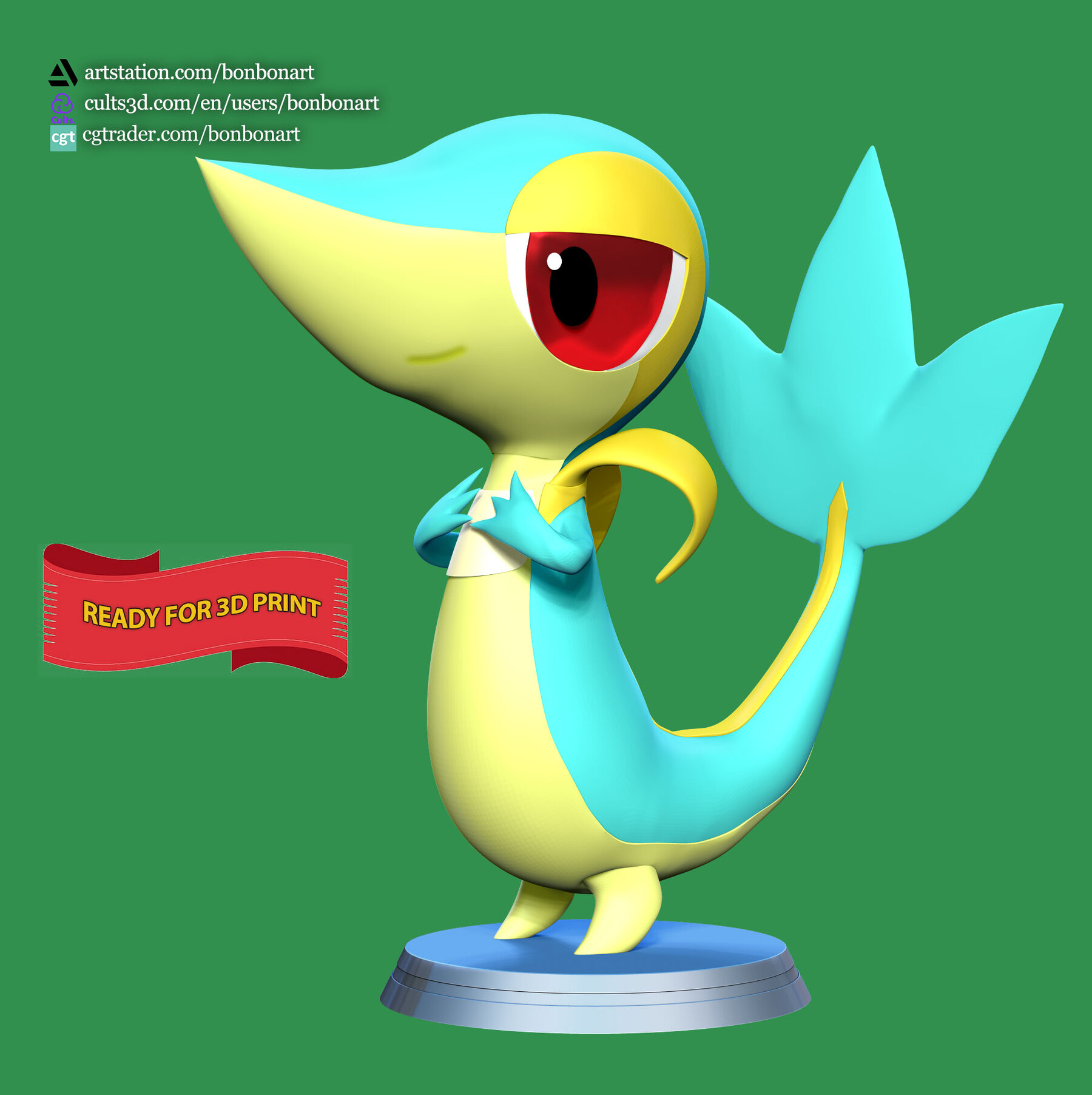 ArtStation - Snivy - Pokemon Go | Resources