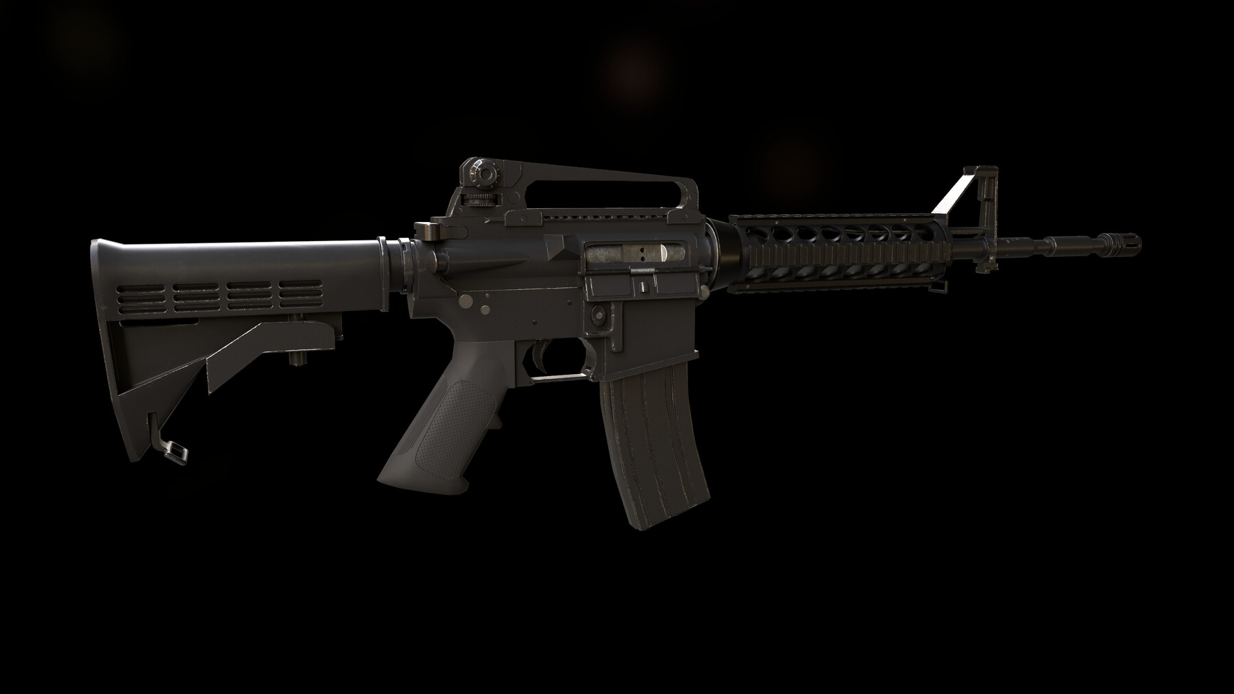 ArtStation - M4 Carbine GameReady Model | Game Assets