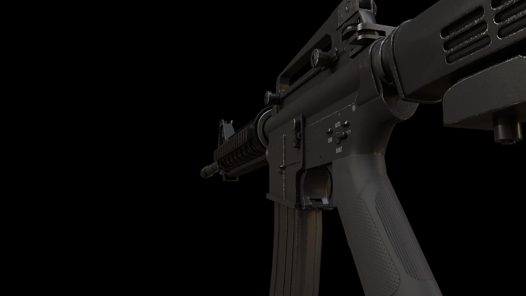 ArtStation - M4 Carbine GameReady Model | Game Assets
