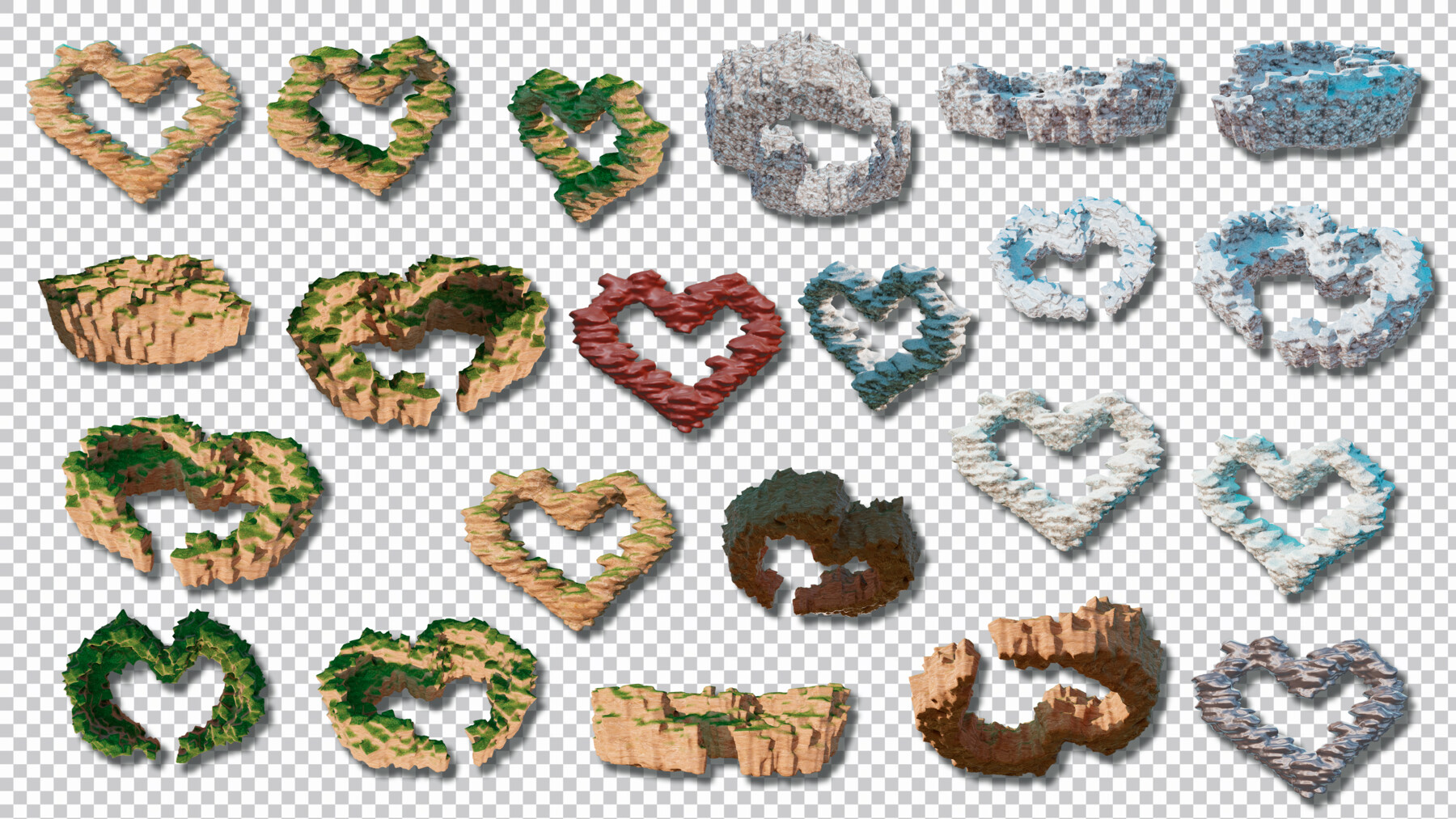 ArtStation - Heart environment detail for Mattepainting And Photobash ...