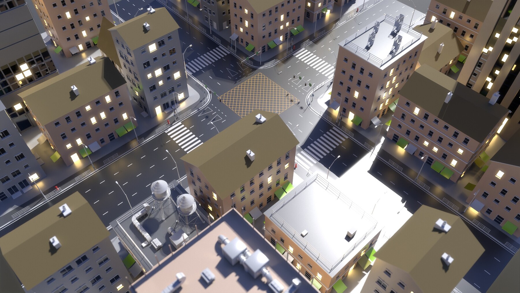 ArtStation - City Block 001 | Resources