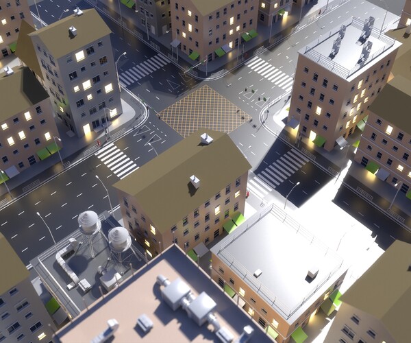 ArtStation - City Block 001 | Resources