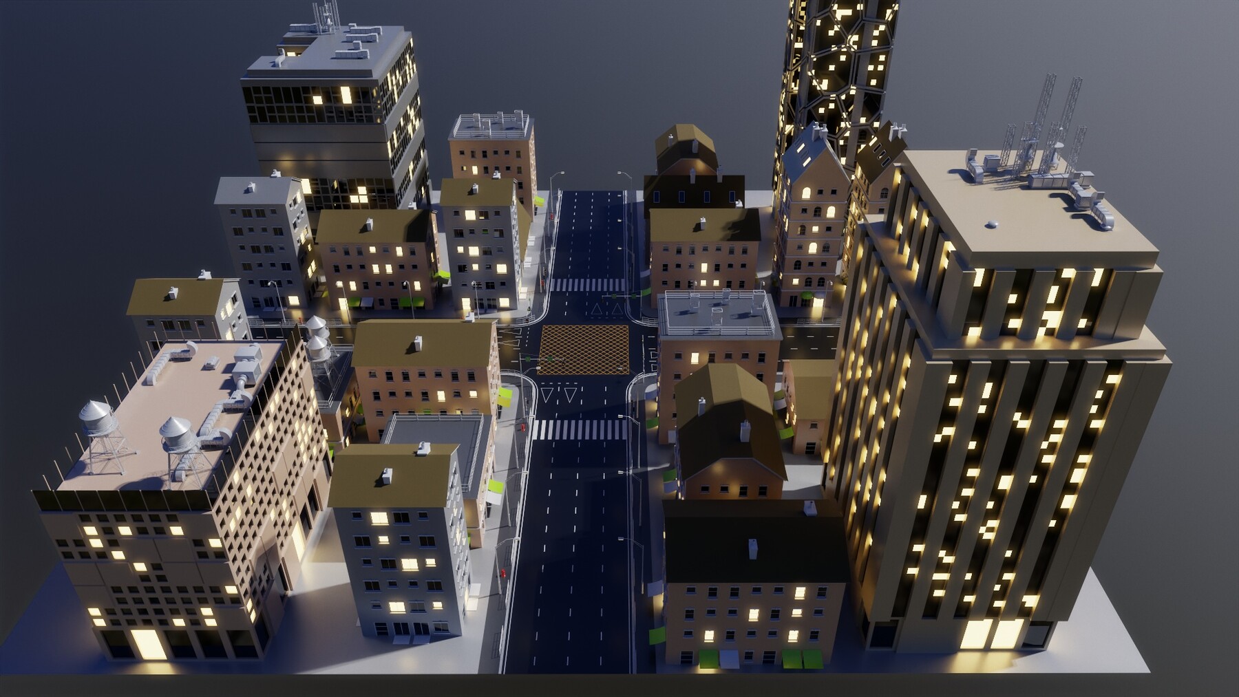 ArtStation - City Block 001 | Resources