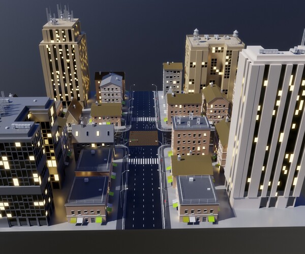 ArtStation - City Block 003 | Resources