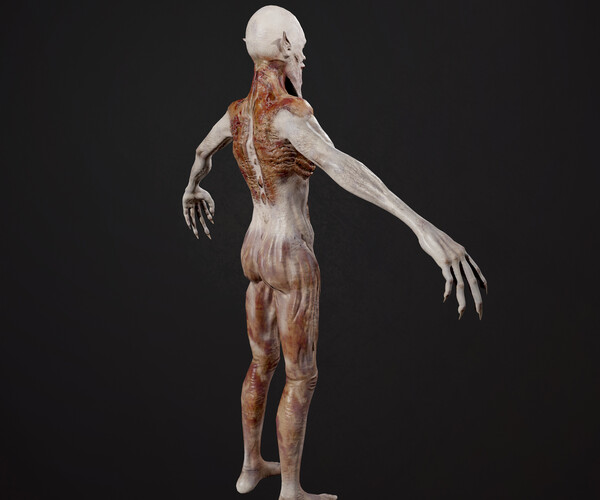ArtStation - Ghoul Low-poly 3D model | Game Assets