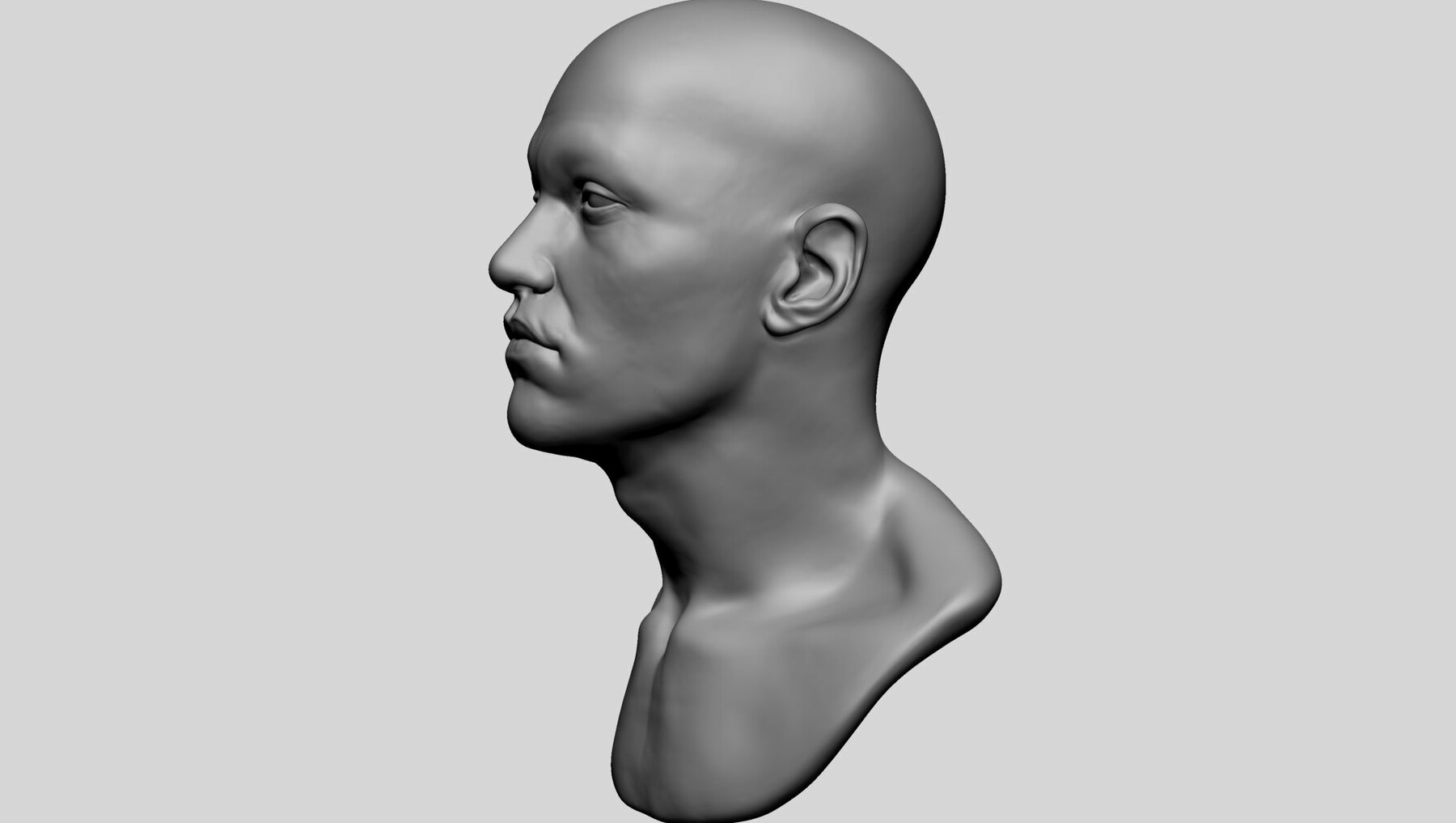ArtStation - Male Head A | Resources