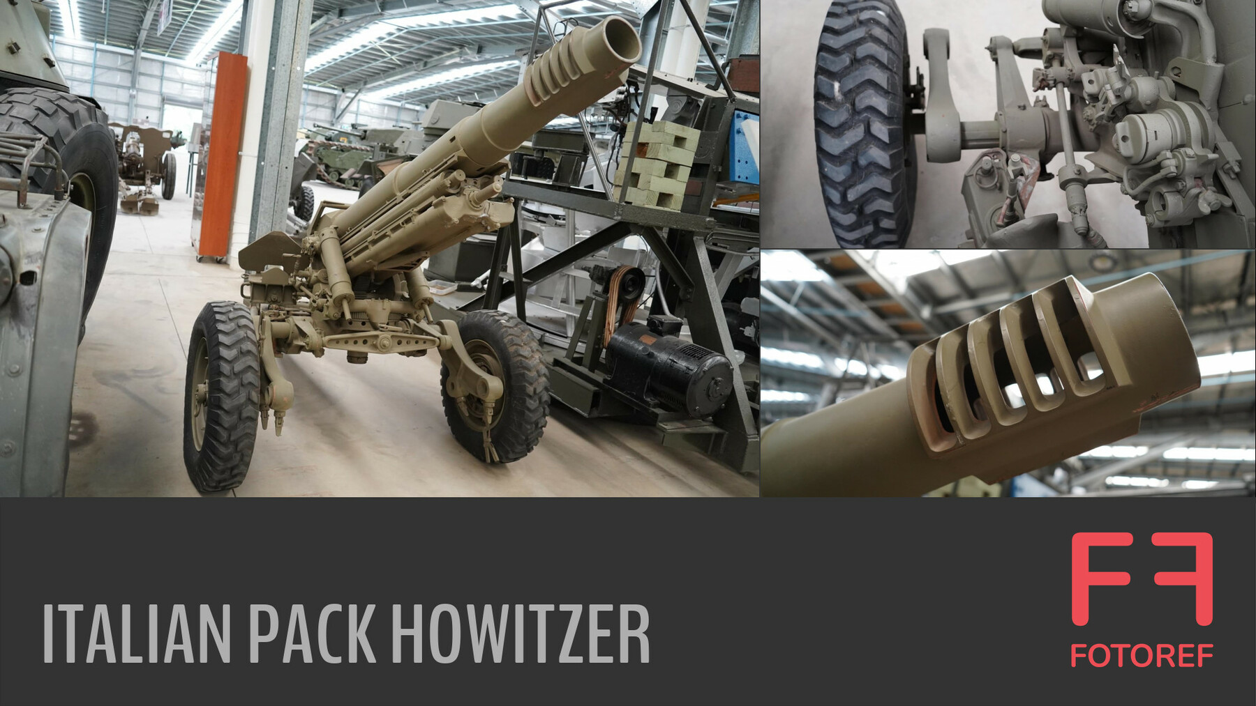 ArtStation - 64 photos of Italian Pack Howitzer | Resources