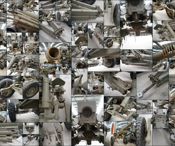 ArtStation - 64 photos of Italian Pack Howitzer | Resources