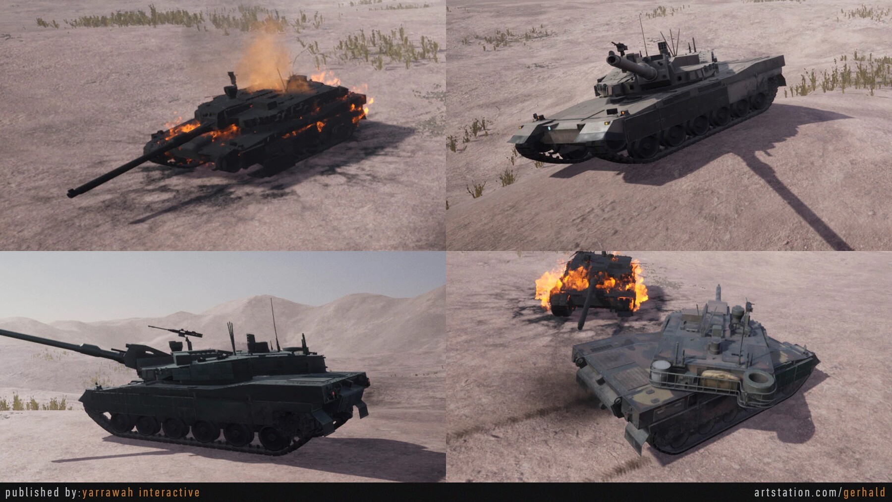 ArtStation - T-14 Armata & K2 Black Panther - Advanced Tank Blueprint ...