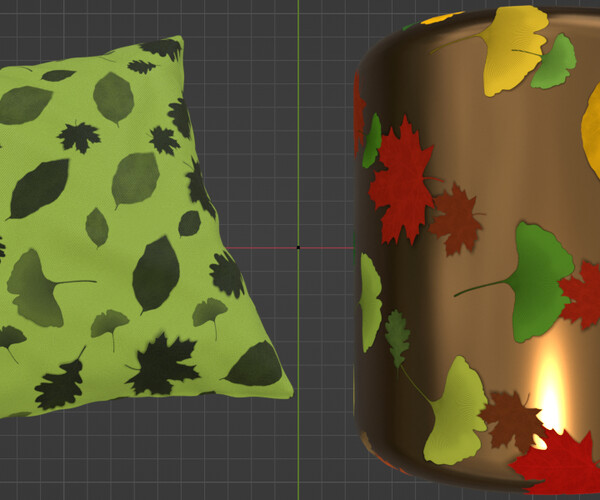 ArtStation - Semi-procedural Leaves Texture for Blender | Resources