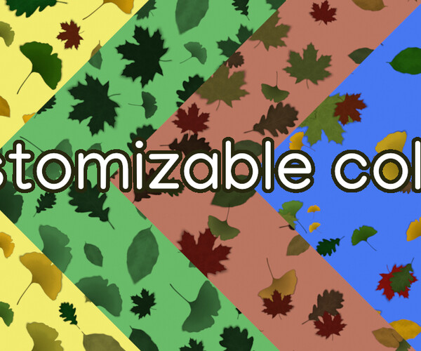 ArtStation - Semi-procedural Leaves Texture for Blender | Resources