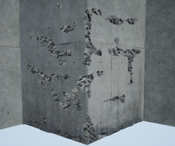 ArtStation - Concrete Material Set - Substance Designer | Game Assets