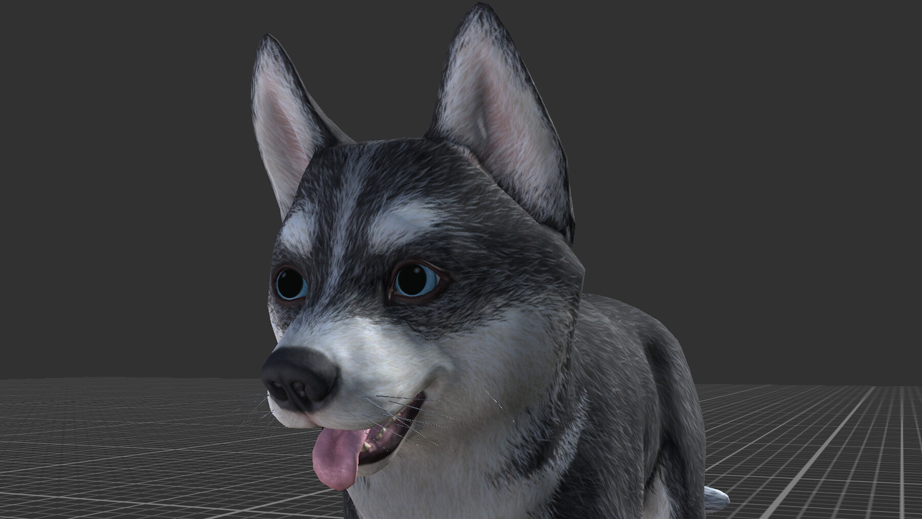 ArtStation - Puppy - Husky | Game Assets