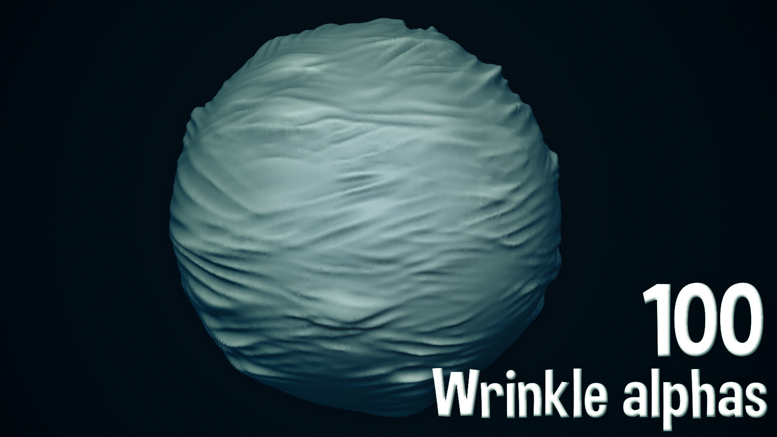 ArtStation - 100 Cloth Wrinkle Brush Alphas | Brushes