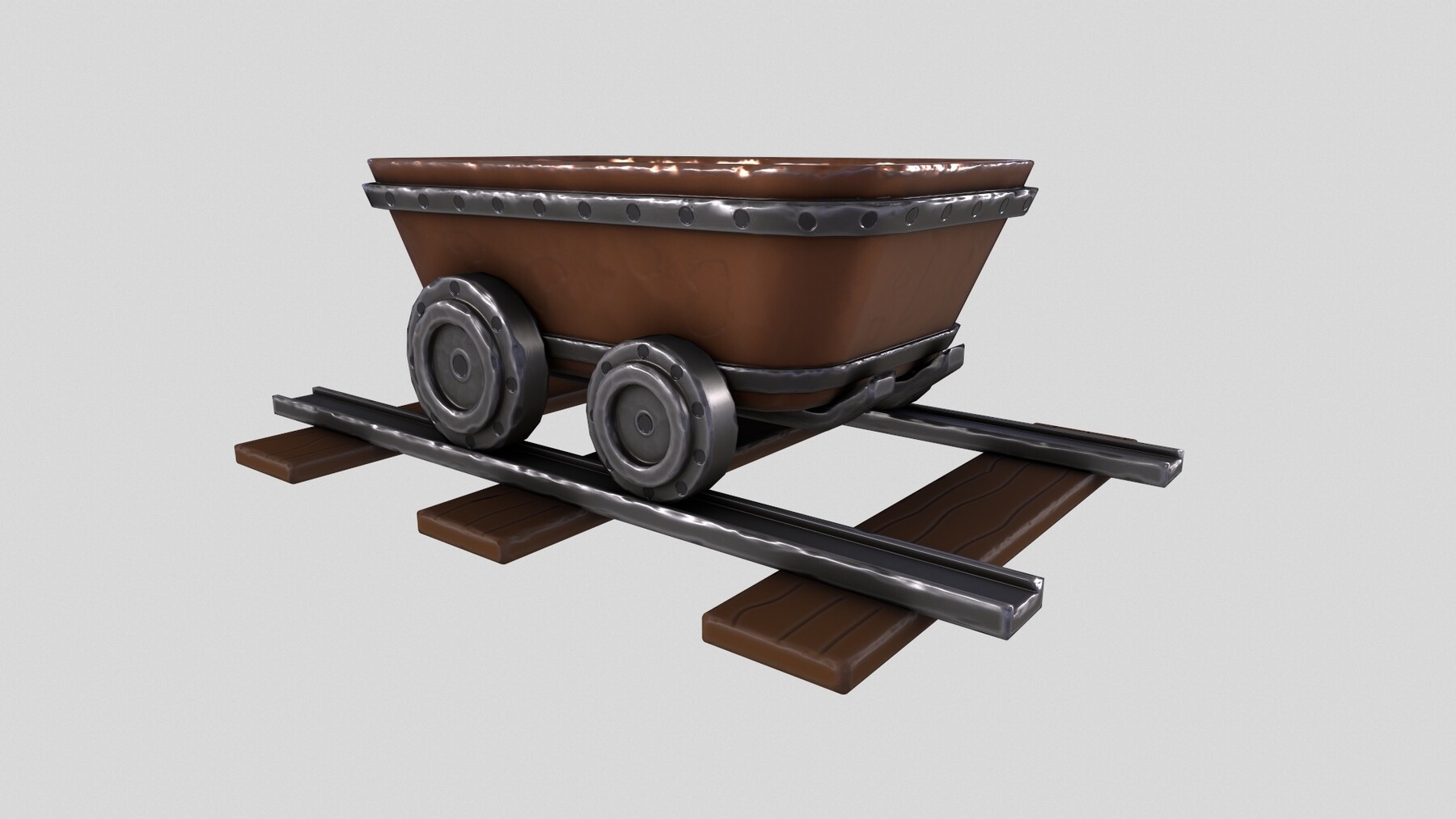 ArtStation - Stylized MineCart | Game Assets