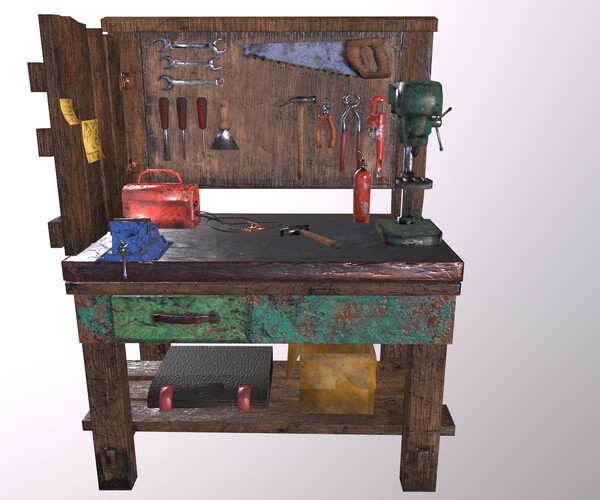ArtStation - workbench | Game Assets