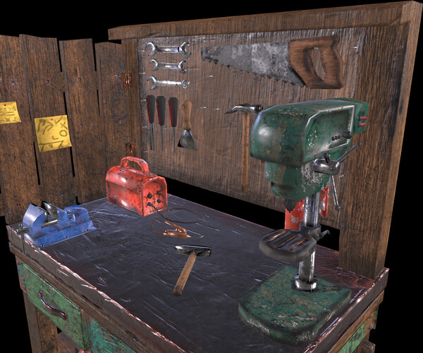 ArtStation - workbench | Game Assets