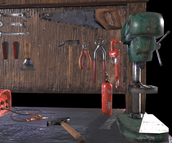ArtStation - workbench | Game Assets