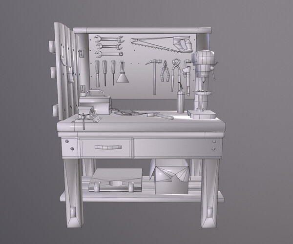 ArtStation - workbench | Game Assets