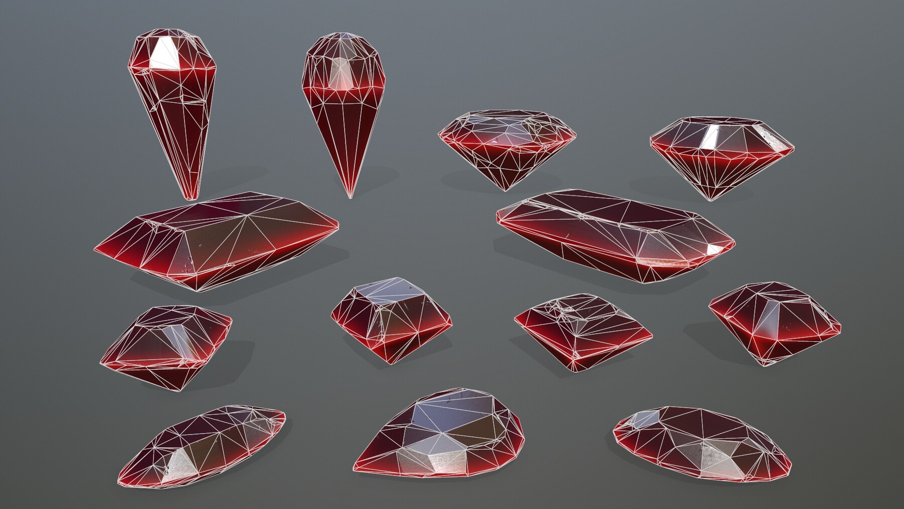 ArtStation - Gem Set | Game Assets