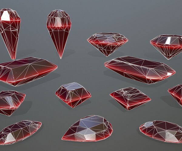 ArtStation - Gem Set | Game Assets