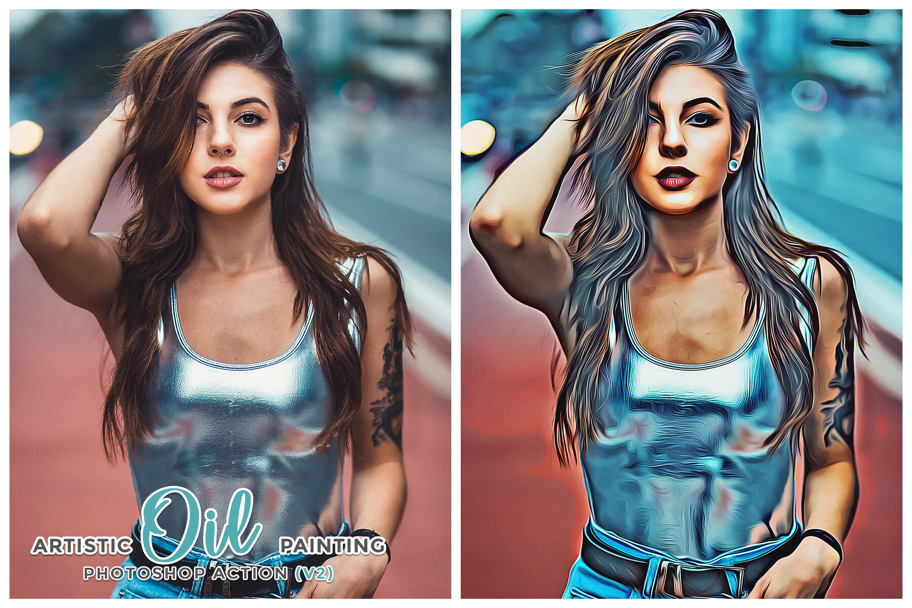 ArtStation - 29-in-1 Mega Artistic Photoshop Action Bundle | Artworks