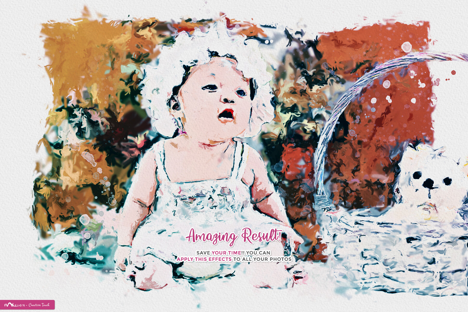 ArtStation - 29-in-1 Mega Artistic Photoshop Action Bundle | Artworks