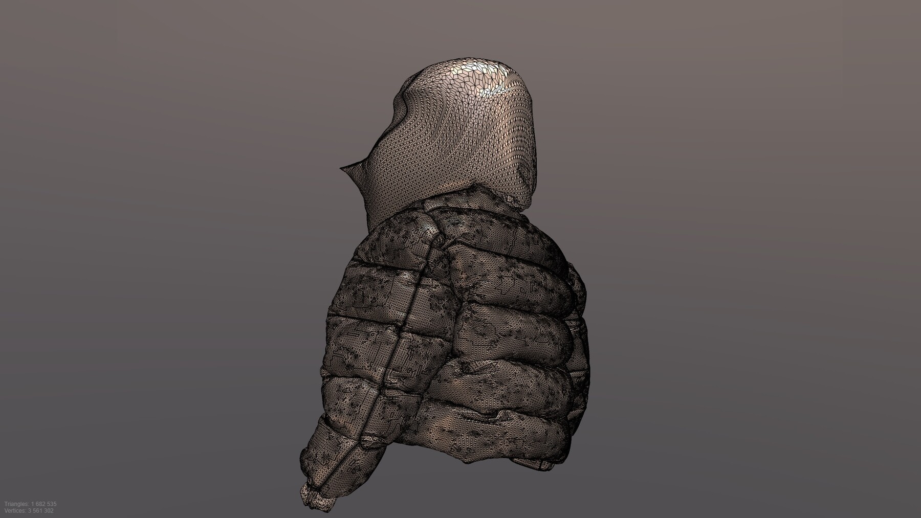 ArtStation - PUFFER JACKET YZY x GAP TYPE low-poly PBR | Game Assets