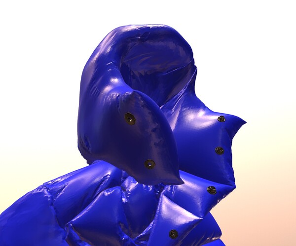 ArtStation - PUFFER JACKET YZY x GAP TYPE low-poly PBR | Game Assets