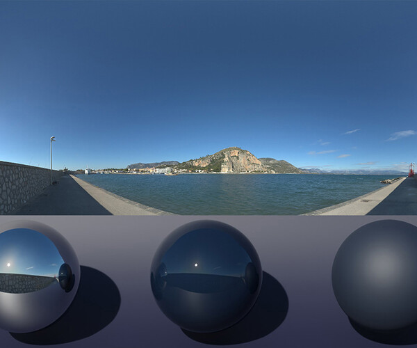ArtStation - Hdri Unclipped 10K - Port And Mountains | Resources