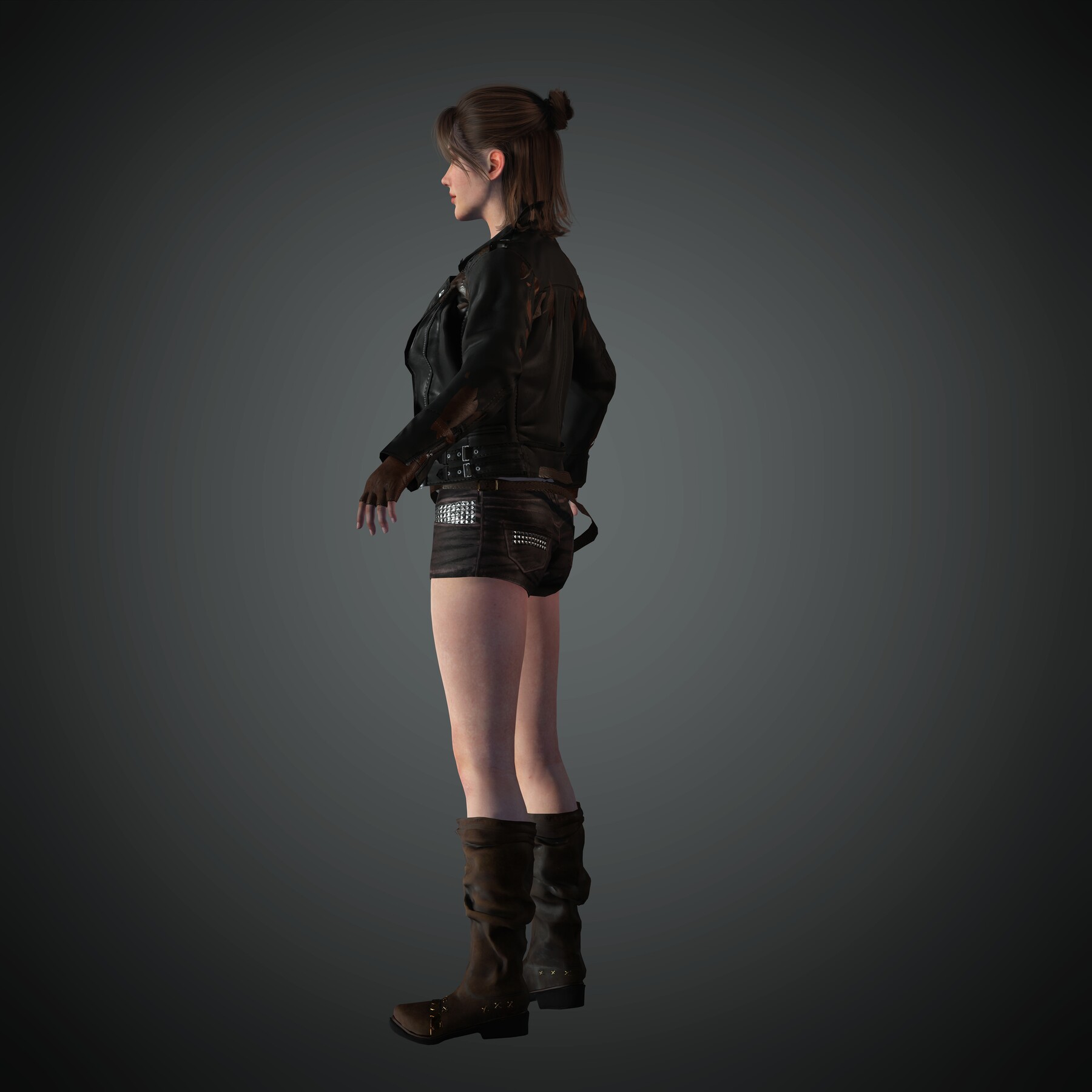 ArtStation - Female Rigged 3d Character | Game Assets