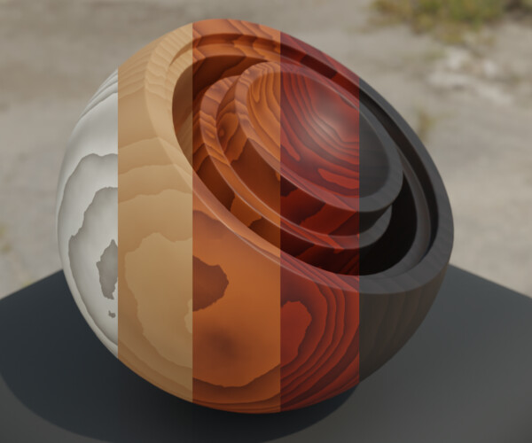 ArtStation - Wood Grain (Blender 3+, Procedural) | Game Assets