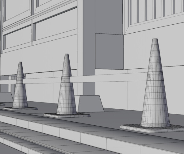 ArtStation - Japanese Street 3d Model | Resources