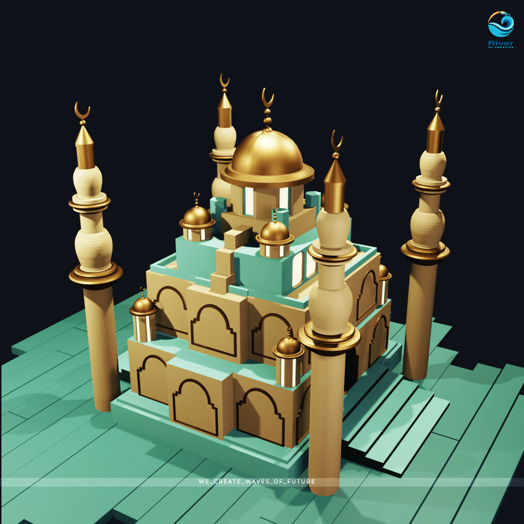 ArtStation - 3D Mosque | Game Assets