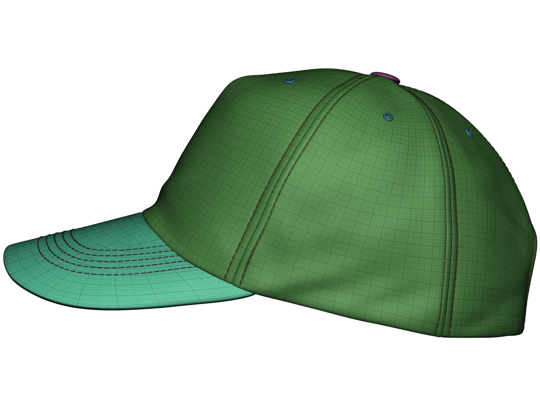 ArtStation - Baseball Cap High Poly 3d model (ZTL/OBJ) | Game Assets